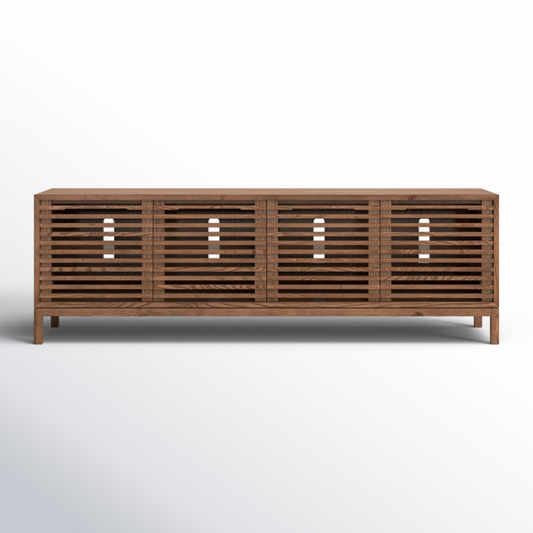 Finnian 78 W TV Stand AllModern Color Walnut